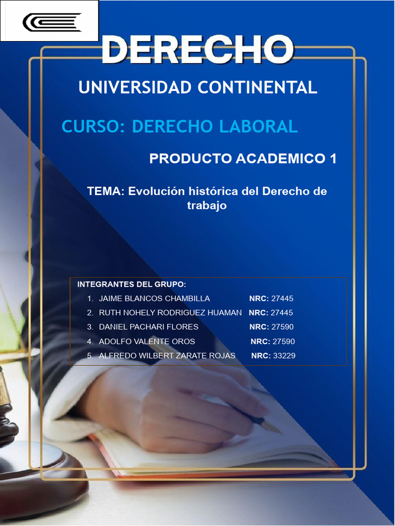 Pa 1 Derecho Laboral | PDF | Derecho laboral | Feudalismo