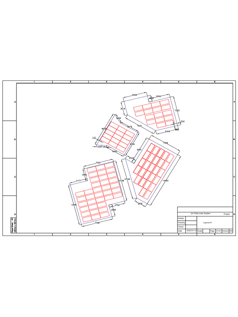 1) PV Layout + Mounting | PDF