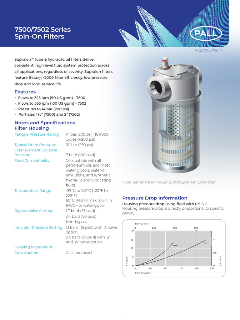 7500 - 7502 Series Datasheet | PDF | Valve | Electrical Connector