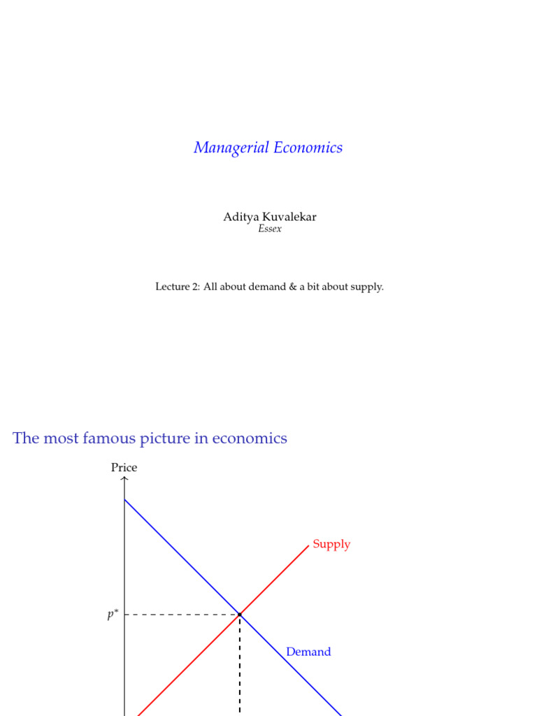 MGEC Slides Lecture 2 | Download Free PDF | Demand | Supply (Economics) MGEC Slides Lecture 2 | Download Free PDF | Demand | Supply (Economics)