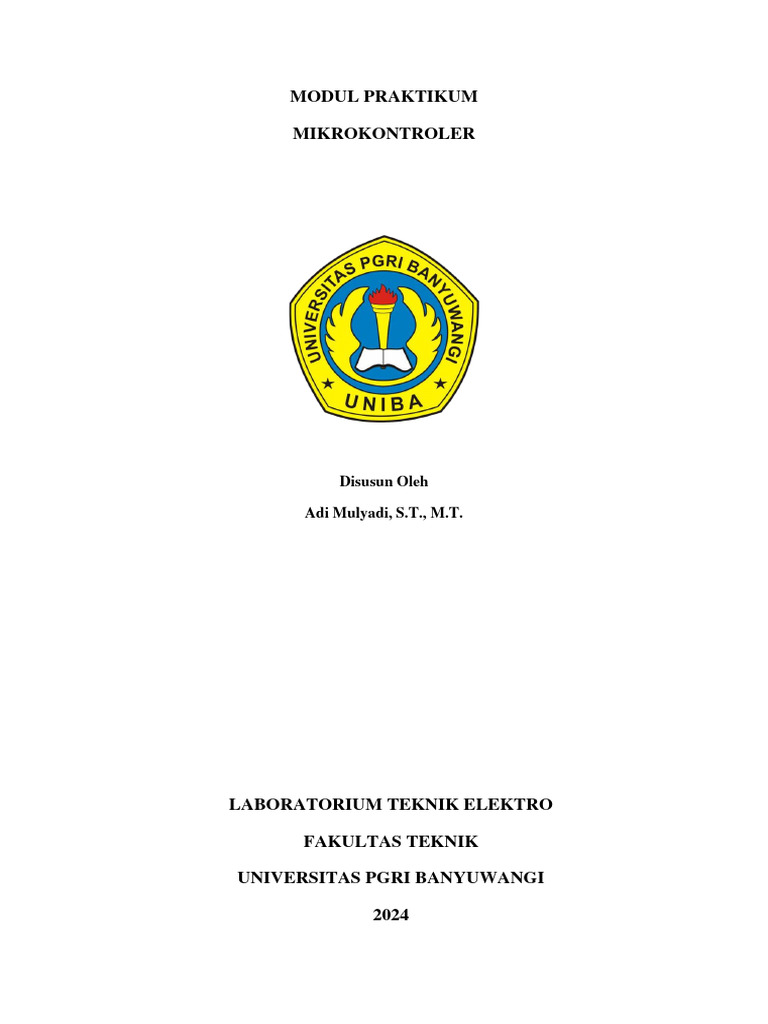 MODUL PRAK MIKROKONTROLER 2024 | PDF