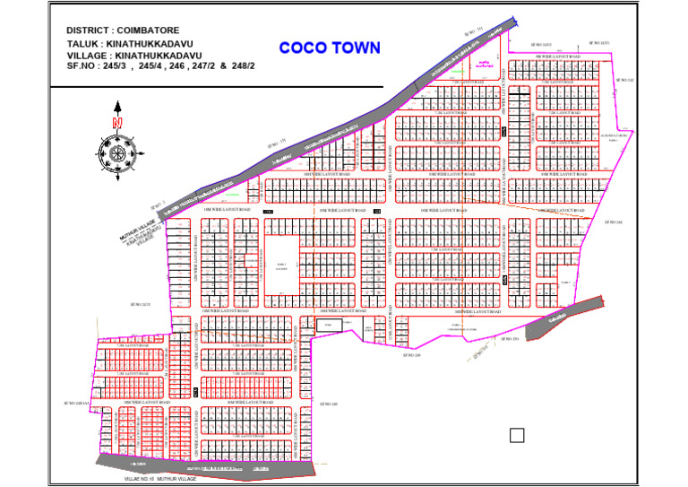 Coco Town Final Layout Plan | PDF