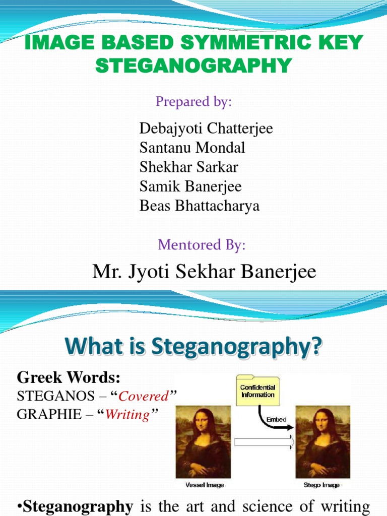 Image-Based Key Steganography Techniques | PDF | Key (Cryptography ...