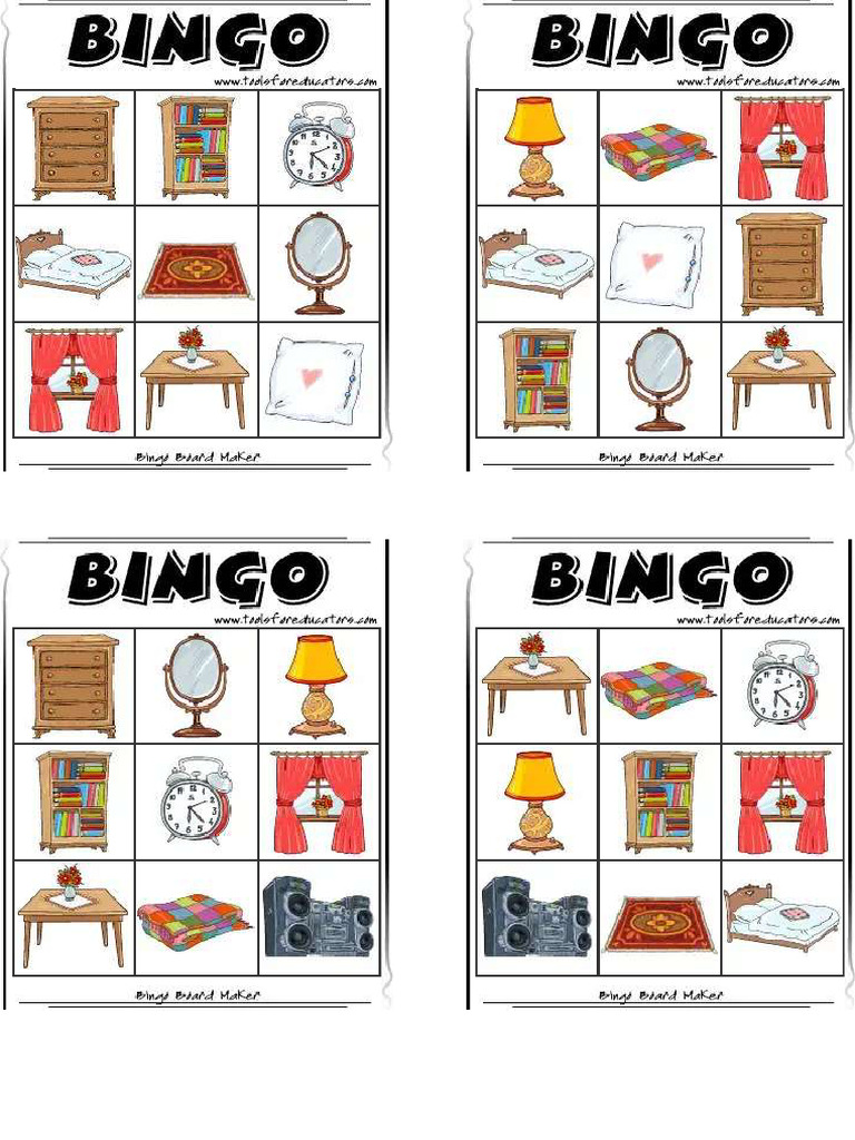 Bingo Bedroom | PDF