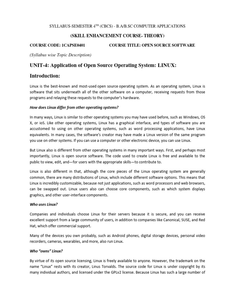 15877091881capse0401-Unit-4-App. of Os O.S | PDF | Scheduling ...