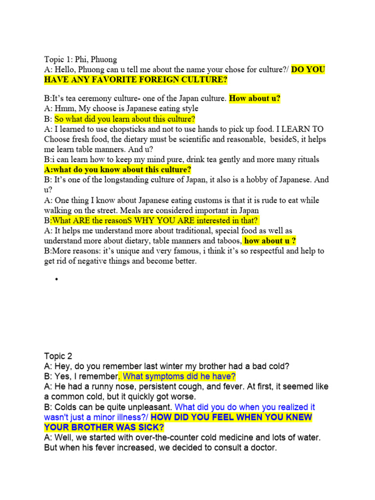 Topic 1 part 2 | PDF | Common Cold