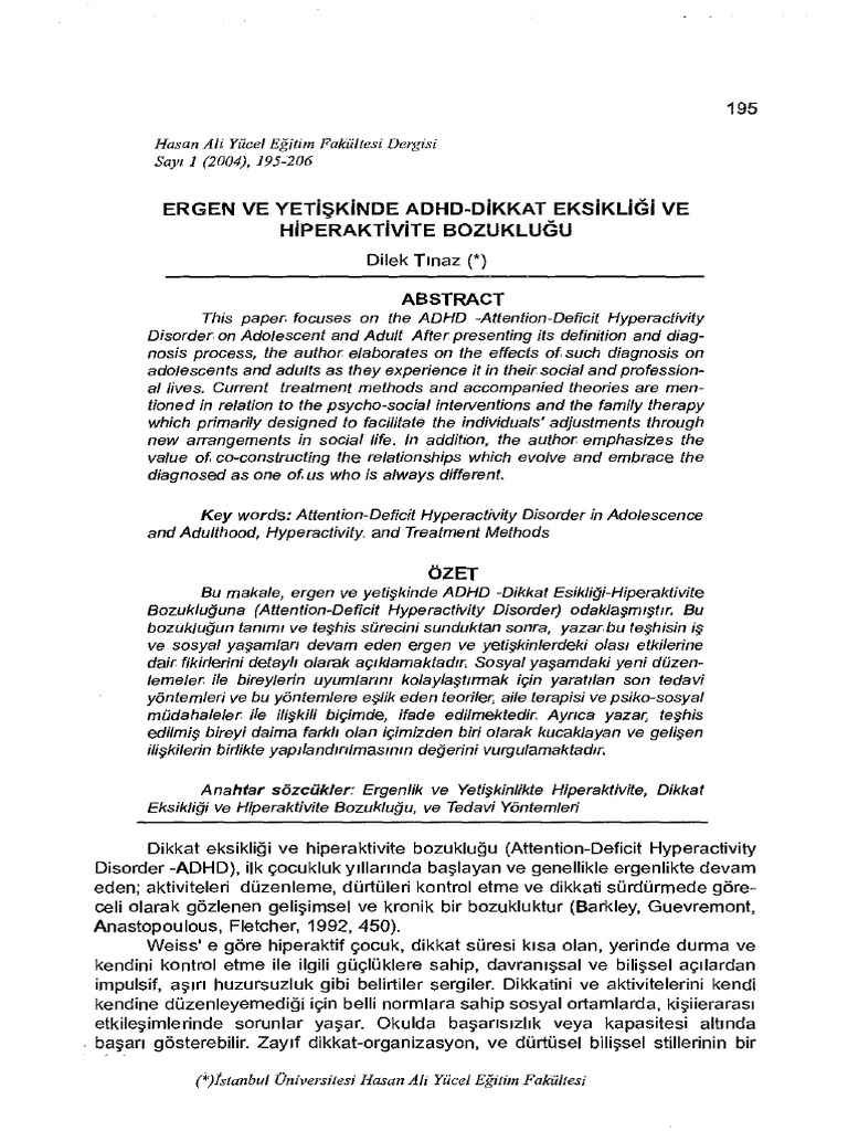Adhd Pdf