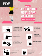 2019 20 Line Judge Signals | PDF | Volleyball | Hand