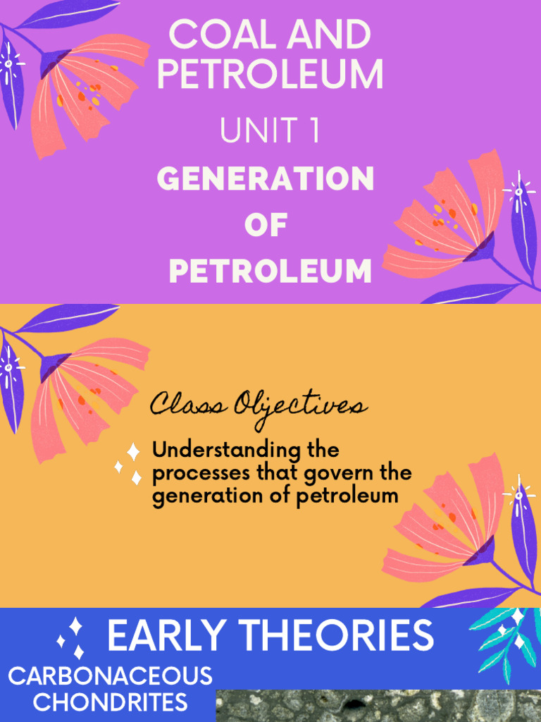 Origin Theories of Petroleum | PDF | Rock (Geology) | Petroleum