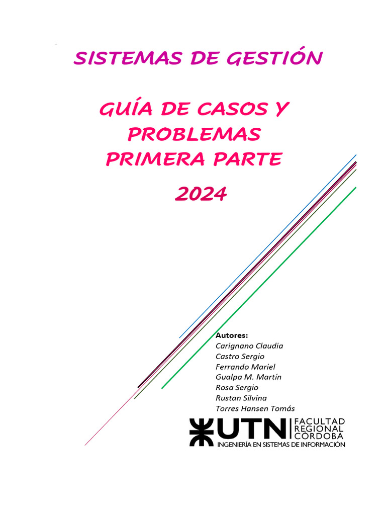 Guia SGO 2024 1 Parte | PDF | Mercado (economía) | Publicidad