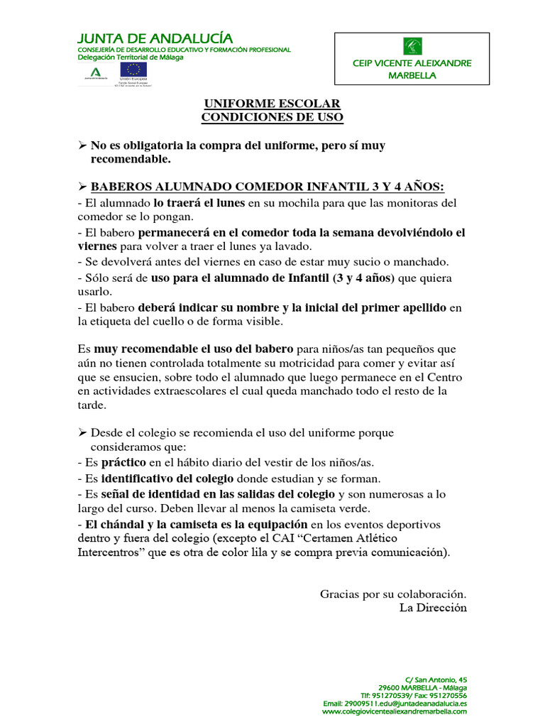 Condición Uso Uniforme | PDF