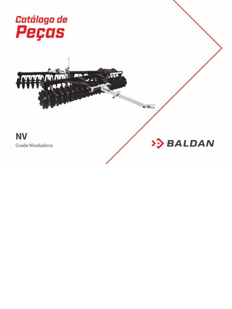 CATALOGO - BALDAN - GRADE NIVELADORA | Download grátis PDF | Metalurgia ...