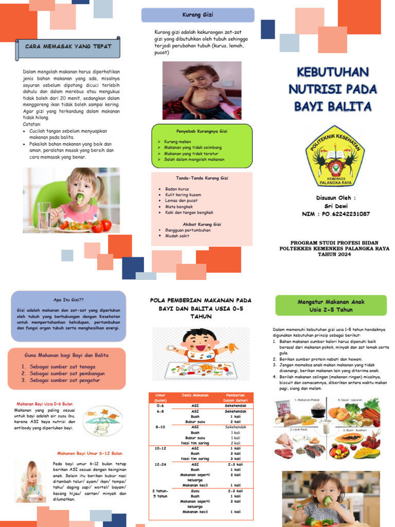 Leaflet Balita Nutrisi | PDF