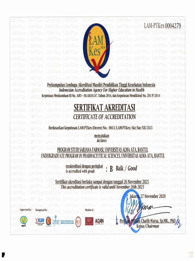 Sertifikat Akreditasi Prodi | PDF
