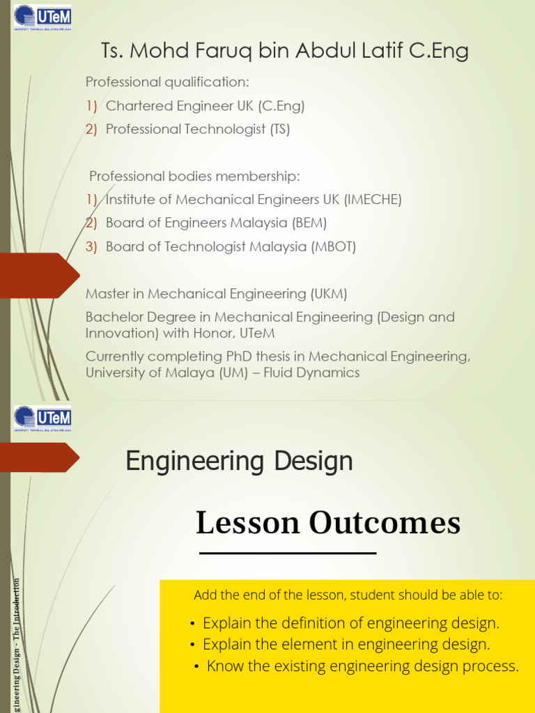 01 Engineering Design - Intro | PDF | Design | Engineering