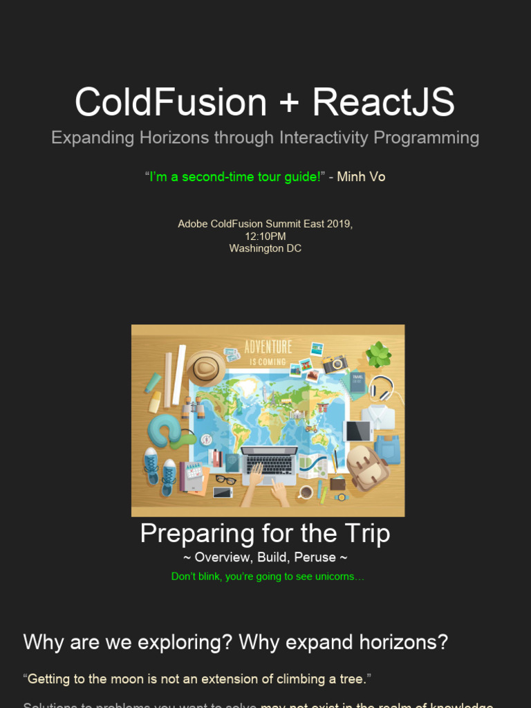 ColdFusion ReactJS | PDF | World Wide Web | Internet & Web