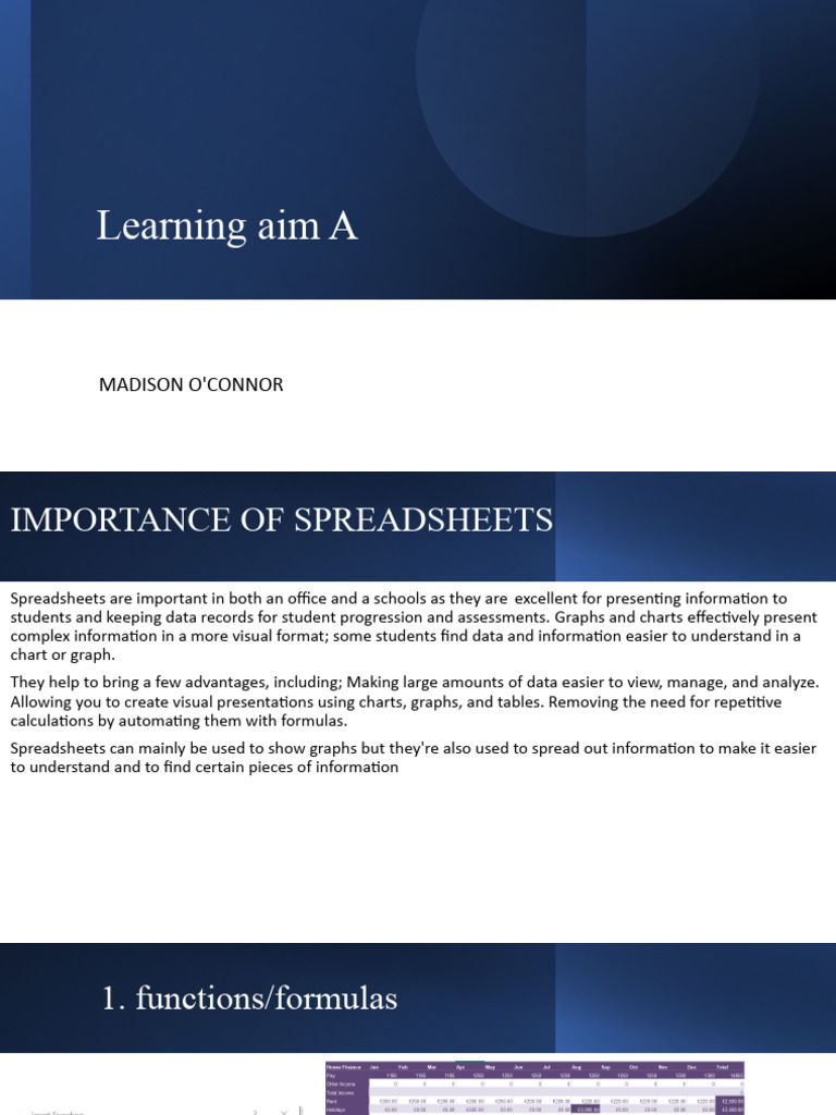 Spreadsheets Powerpoint | PDF | Spreadsheet | Hyperlink