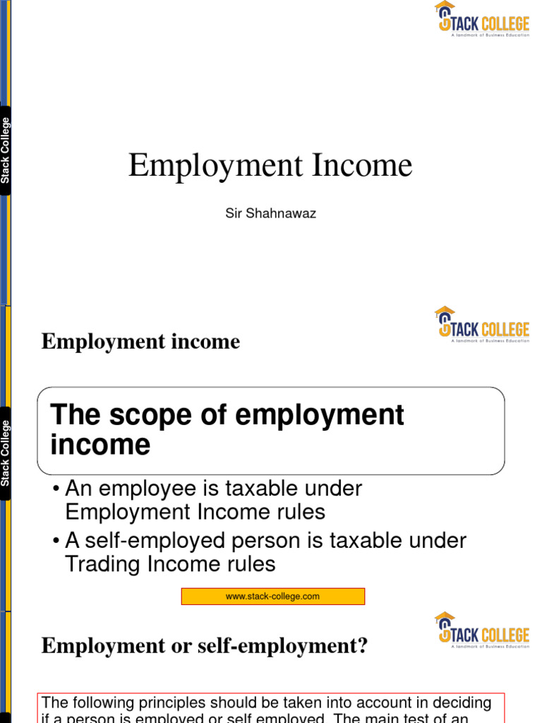Employment Income - Ccexpress | PDF | Employment | Taxes