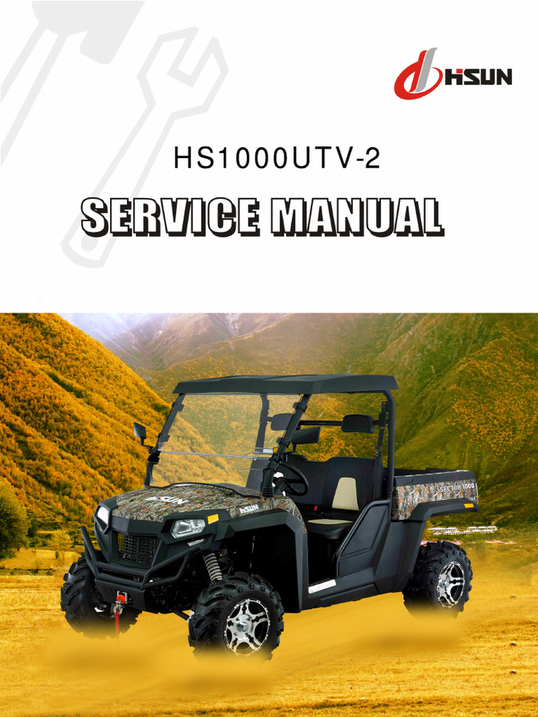 1000cc Utility Service Manual | Download Free PDF | Screw | Nut (Hardware)