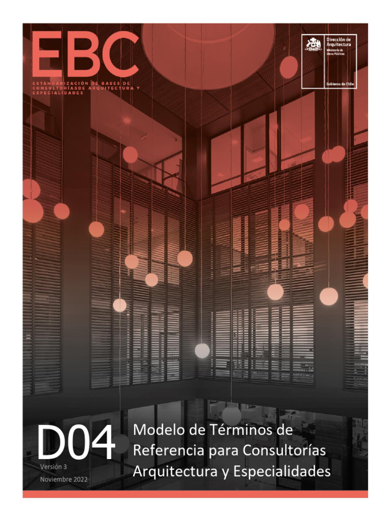 16 D04 Modelo TDR v3 221223+dp | PDF | Evaluación de impacto ambiental | Diseño