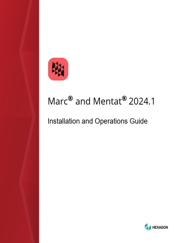 Marc 2024.1 Doc Install | PDF | Finite Element Method | Microsoft Windows