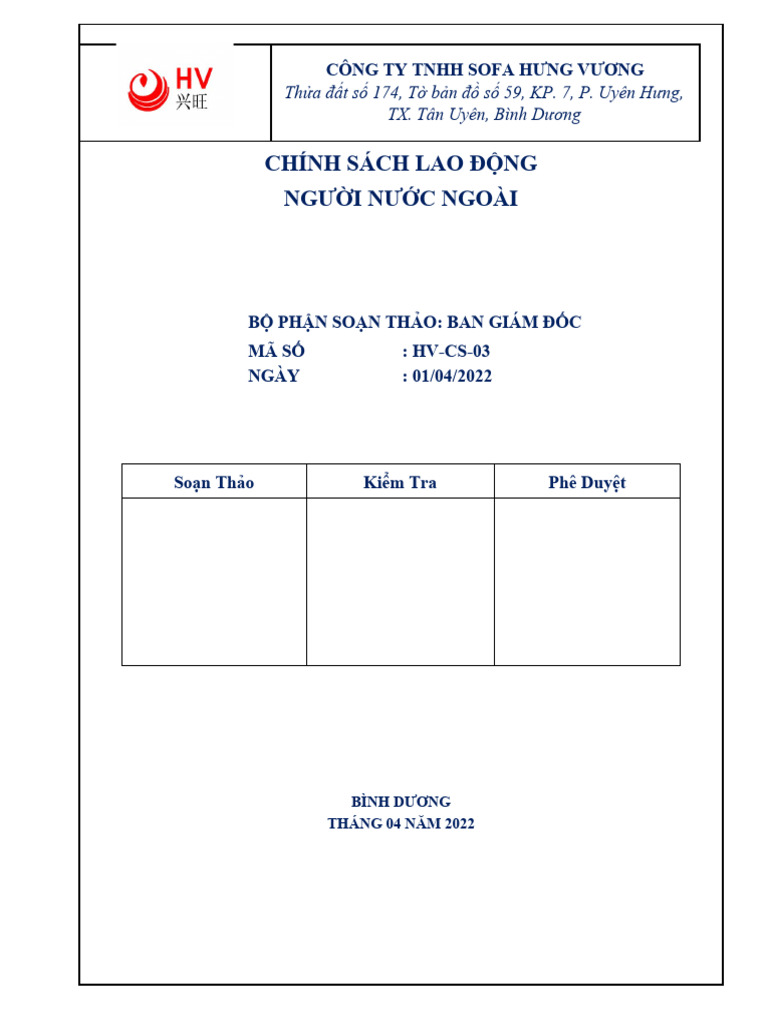 Cs Lao Đ NG Ngư I Nư C Ngoài-Srf-2021 | PDF