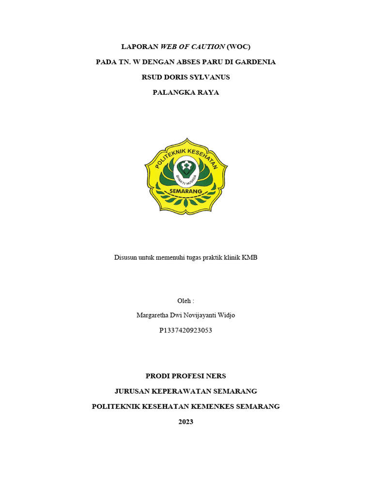 WOC Abses Paru | PDF
