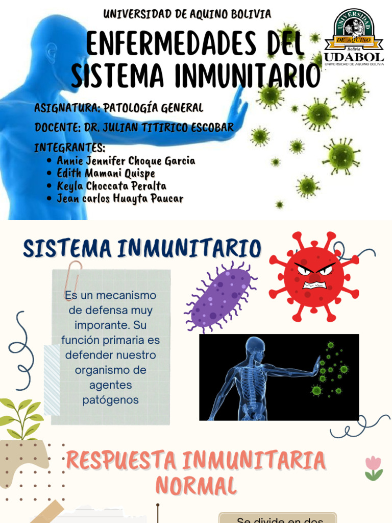 Trastornos Del Sistema Inmunitario | PDF | Sistema inmune | Linfocitos