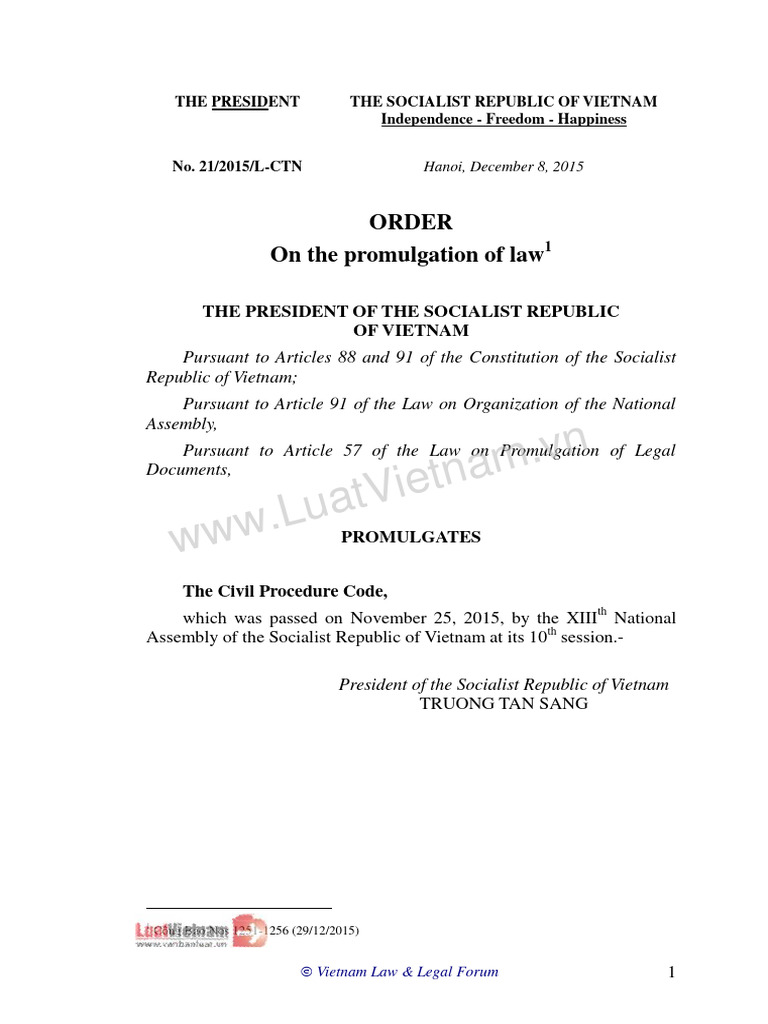 Chapter 6. Code of Civil Procedure 2015 | PDF | Jurisdiction | Appeal