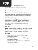 Dosis y usos de Zetawin en niños y adultos | PDF