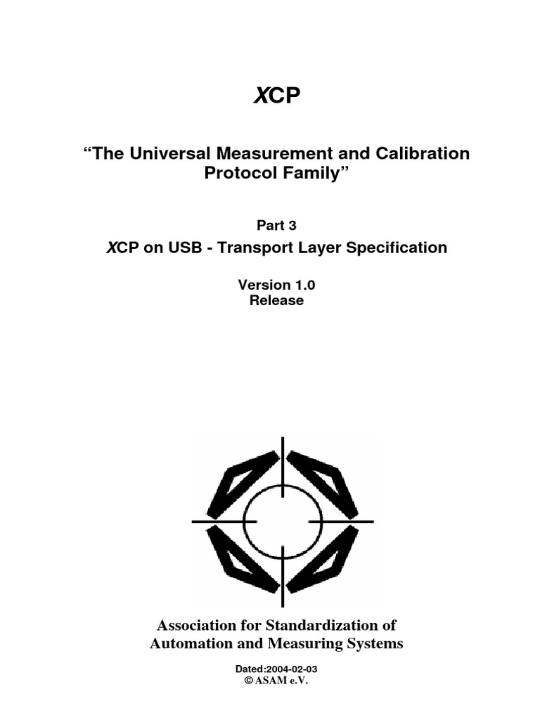 ASAM XCP Part3 XCP-on-USB-Transport-Layer-Specification V1.0 20040203 | PDF | Usb | Internet ...