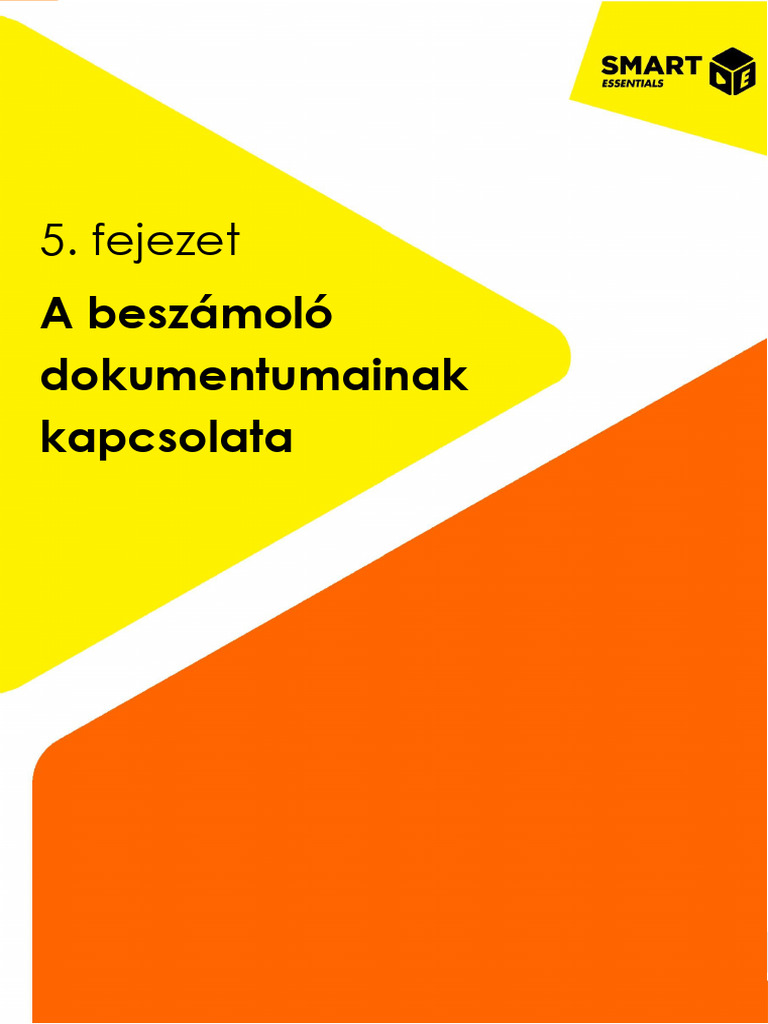 5.fejezet A Beszámoló Dokumentumai | PDF