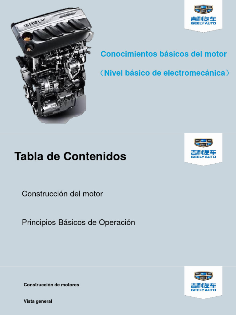 1.1-Conocimientos Básicos Del Motor | PDF | Pistón | Rodamiento (Mecánico)