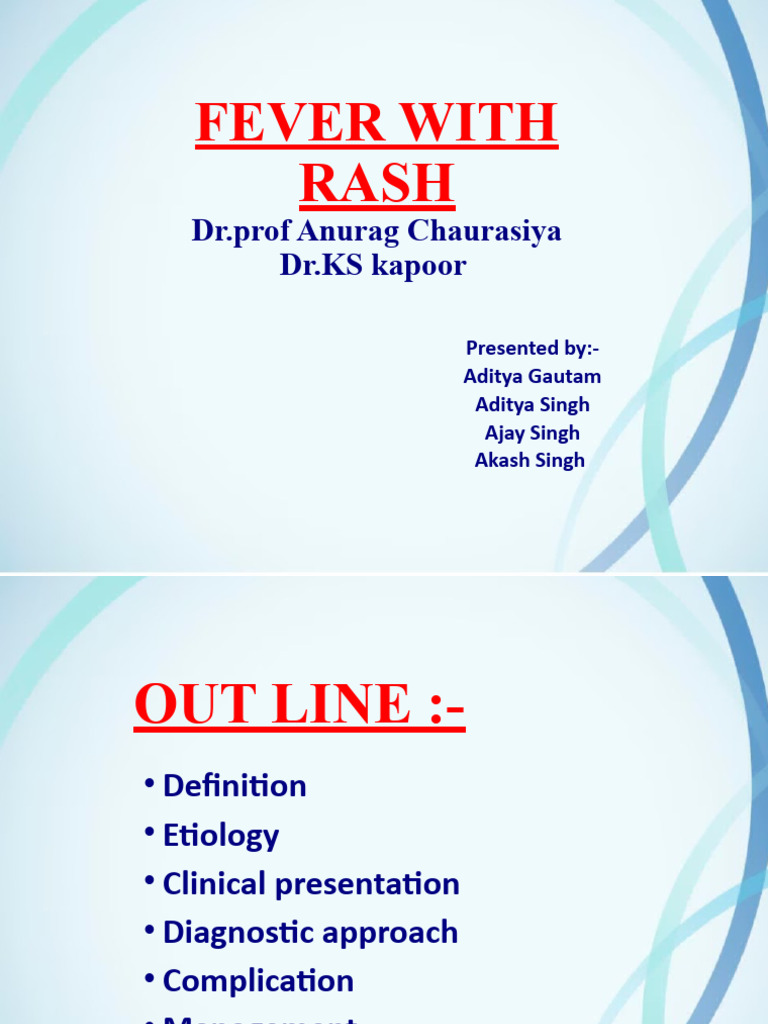 Fever With Rash-3 | PDF | Immunology | Causes Of Death