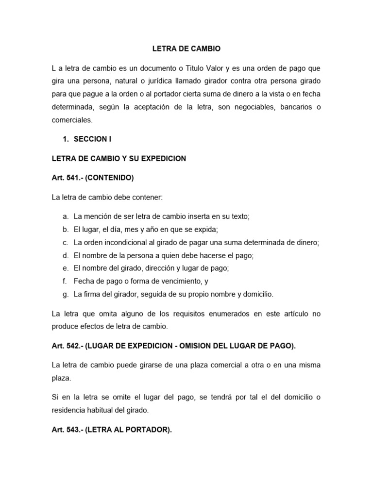 Letra de Cambio 200000 | PDF | Pagaré | Instrumentos que devengan intereses