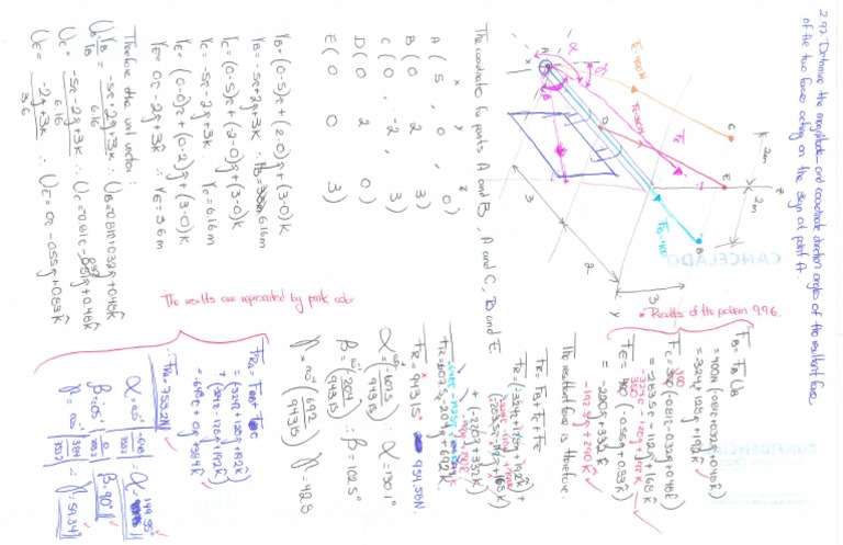 Hibbeler - Engineering Mechanics Statics - Chapter - 2 - P2.97 | PDF