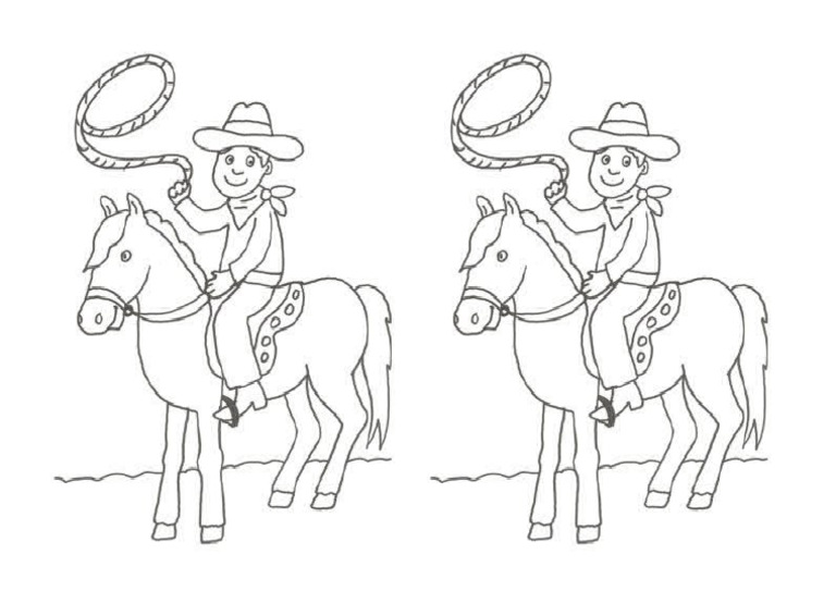 Rodeo Montubio para Colorear | PDF