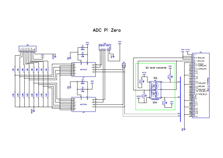 Schematic Adc Pi Zero | PDF