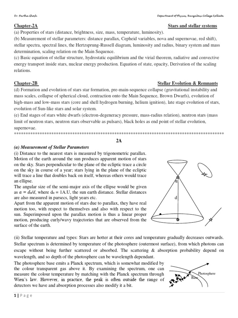Stellar Properties and Evolution Explained | PDF | Stars | Redshift