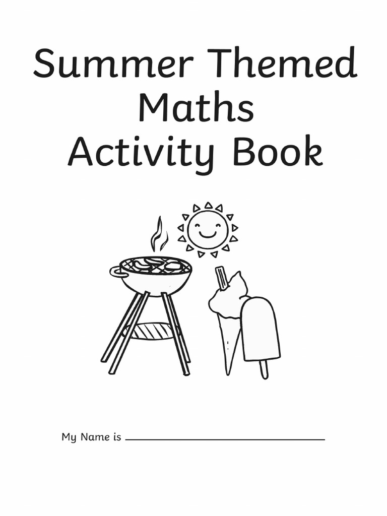 Summer Themed KS1 Maths Activity Book Ver 1 | PDF