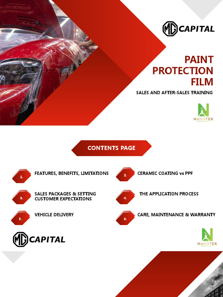 PPF Sales Training | PDF | Paint | Coating