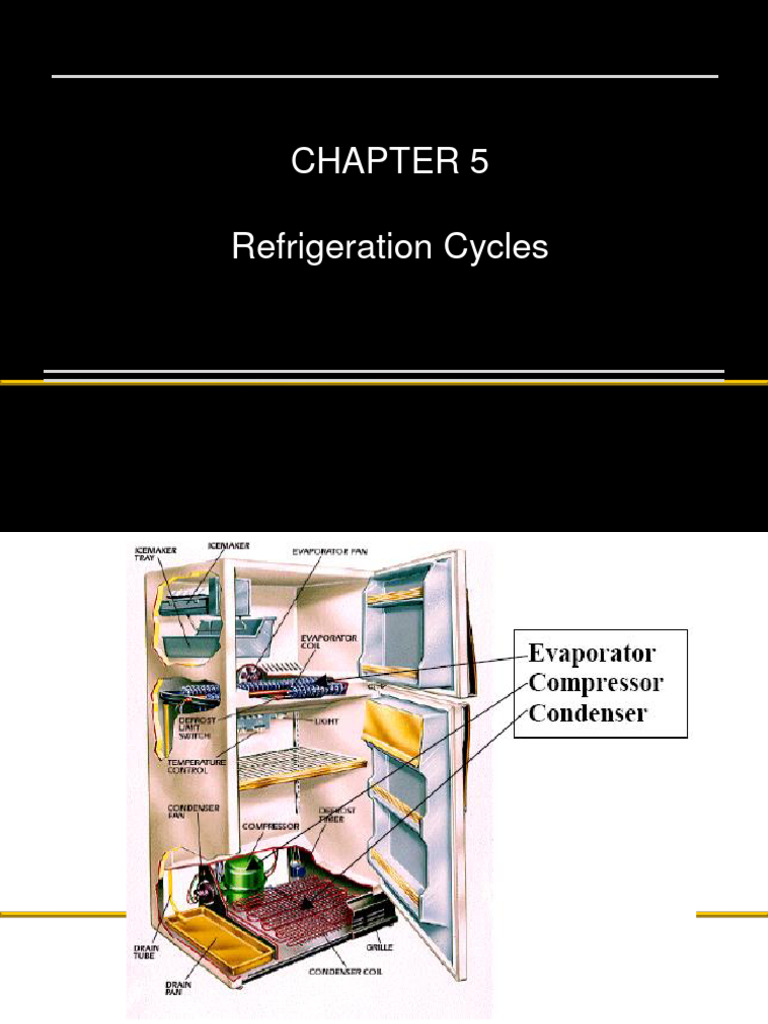 Chapter 5 Refrigeration | PDF | Refrigeration | Refrigerator