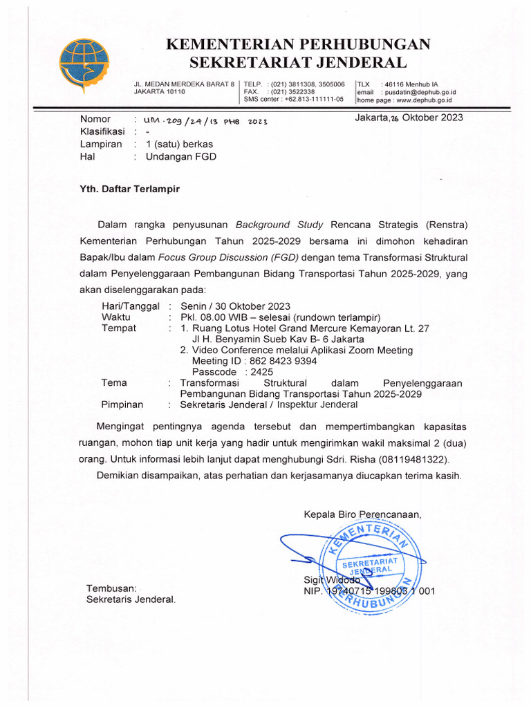 FGD Background Renstra - Und Peserta | PDF | Seni