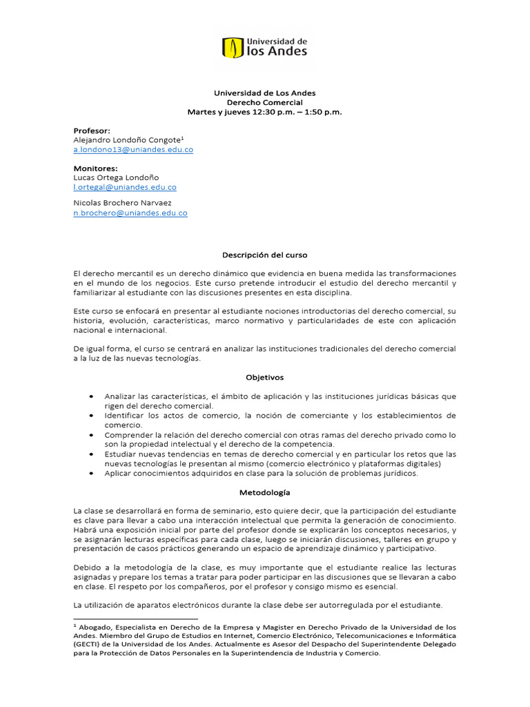 Introducción al Derecho Comercial | PDF | Protección al Consumidor | Invalidez