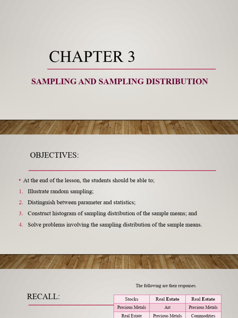 Sampling Sampling Distribution 2 | Download Free PDF | Probability Distribution | Mean