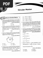 JEE Mains Circular Motion PYQs | PDF | Acceleration | Classical Mechanics