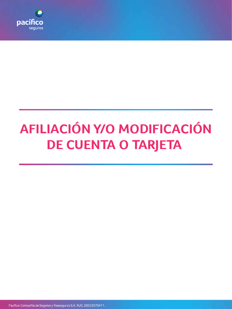 01 FORMATO MODIFICACION DE CUENTA O TARJETA Febrero 2024 | PDF | Tarjeta de débito | Tarjeta de ...