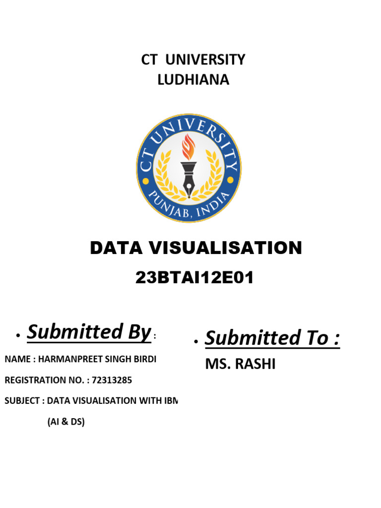 Data - Visualisation - Charts and Types of Data | Download Free PDF | Data Model | Databases