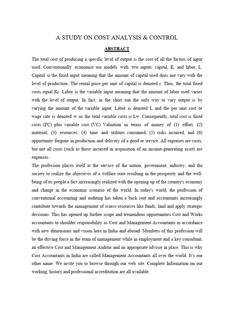 Cost Analysis at Hero MotoCorp Ltd. | PDF | Expense | Factors Of Production