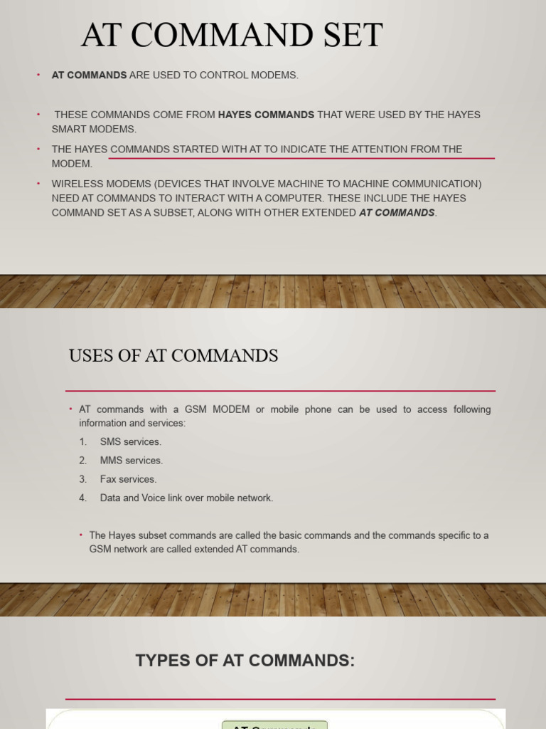 At Command Set | PDF | Modem | Service Industries